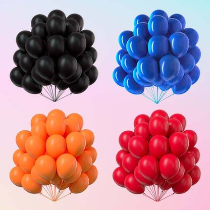 Flipkart.com | kinegic Solid 100pcs Black, Blue, Orange and Red ...