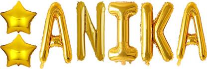 Flipkart.com | Shilpveda Solid ANIKA Name Letters foil Balloon names ...