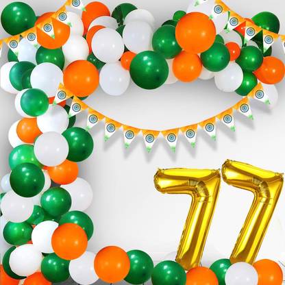 Flipkart.com | Party Propz Solid Happy Independence Day Decoration ...