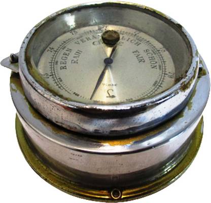 BRASS BLESSING LUFFT Marine BAROMETER - BRASS - Made in GERMANY (987 ...