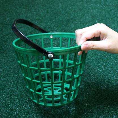 LoomTree Plastic Solid Golf Ball Basket Golf Range Bucket Storage ...