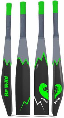 Jaspo Be Wild Heavy Duty Plastic Cricket Bat Full Size bat Plastic ...