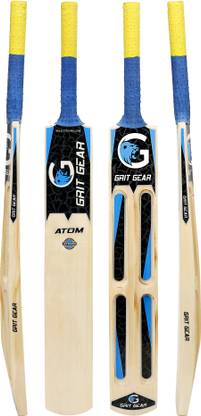 Grit Gear Kashmir Willow Premium Cricket Bat with German Vinyl Sticker ...