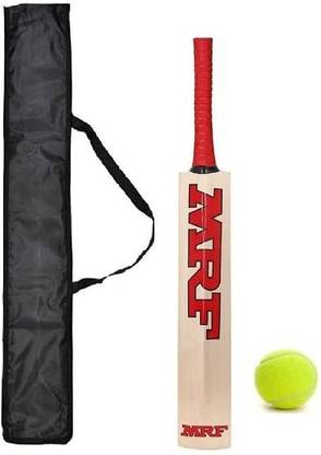 XTROKE Poplar Willow Cricket Bat with Tennis Ball And Cover For Juniors ...