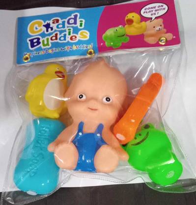 Toddler joy milky boy + 4 small squeezy toys Bath Toy - milky boy + 4 ...