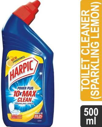 Harpic Power Plus 10x Max Clean Sparking Lemon 500ml Lemon Price in India - Buy Harpic Power ...