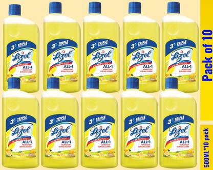 Lizol Disinfectant Surface & Floor Cleaner Liquid,500ml Citrus0105 ...