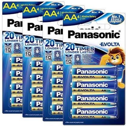 Panasonic EVOLTA Alkaline AA Battery - Panasonic : Flipkart.com
