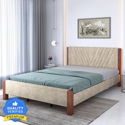 Flipkart Perfect Homes Lenin Solid Wood King Bed Price in India - Buy Flipkart Perfect Homes ...