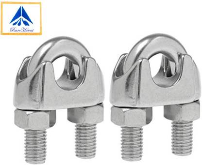 Rarehaunt Nut & Bolt Set Nut & Bolt SetSteel Silver UBolt Wire Rope ...