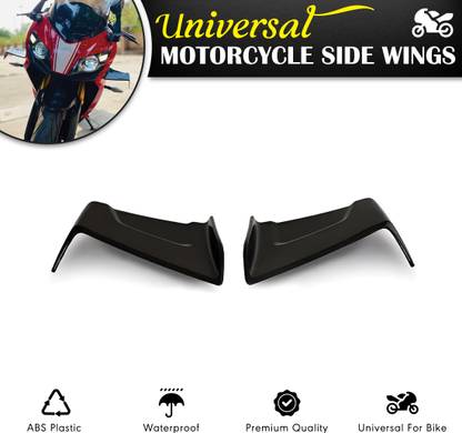 MIKANIX Apache RR310 Motorcycle Side Wings / Winglet Pro Canard Wind ...