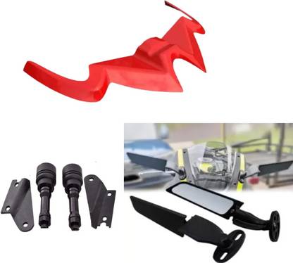 Gogna Mart Pulsar Rs 200 Frame Slider Crash Guard,winglet red and side ...
