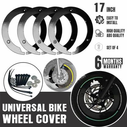 MIKANIX Universal Front / Rear Pro Disc Wheel Cover 17 Inch Bike ...