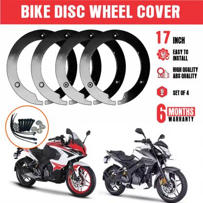 MIKANIX Pulsar NS 160, 200 / RS200 Front/Rear Pro Disc Wheel Cover 17 ...
