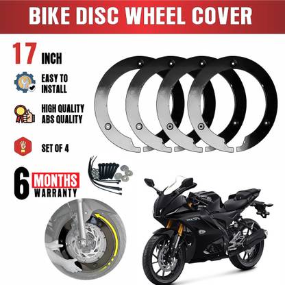 MIKANIX R15 V3, V4 & M Front / Rear Pro Disc Wheel Cover 17 Inch Bike ...