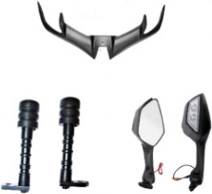 Gogna Mart yamaha r15 v3 winglet grey , frame slider black and r6 led ...