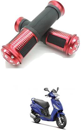 LOVMOTO Universal Bike Scooty Rubber And plastic Handle Grip Anti Slip ...