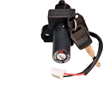 deutsche Ignition Cum Steering Lock Compatible With E-Rickshaw (4 Pin ...