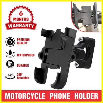 Moto Genius CNC Universal Mobile Phone Holder Mount with 360° Rotation ...
