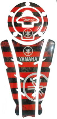 Golden Lion TANK PAD FOR YAMAHA R15 V3/V2 Bike red Tank Pad Bike Tank ...