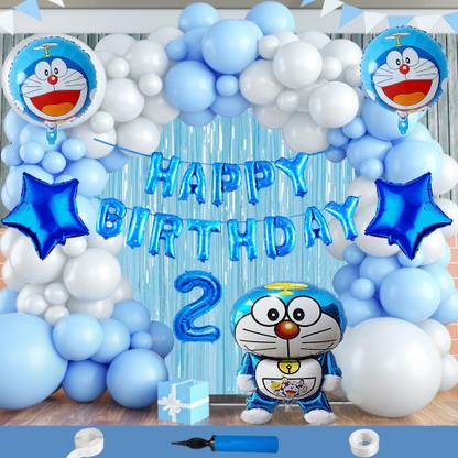 Choice Corner Colorful 2nd Birthday Decoration Items For Boy Happy ...