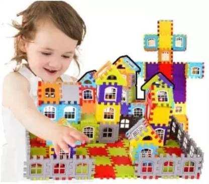 Aditi Toys Little Architect Plastic Building Blocks, DIY Building ...