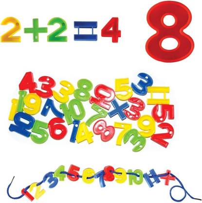 Myhoodwink Numerical Blocks for Kids 130 Pcs Creative Learning ...