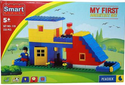 KEtoy My First Architect Set 235 Pieces Home Building Kids Brain ...