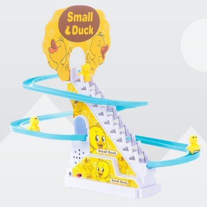 SMCD Duck Track Slide Toys-3 Ducks Climb Stairs Toy Climbing Stairs ...