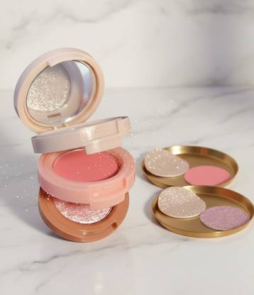 sassy beauty Blush & Shimmer Compact for Natural Makeup - Price in ...