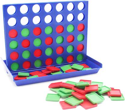 voolex Line Up Four Board Game - Multicolour Educational Board Games ...