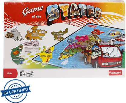 FUNSKOOL Game of the States Educational Board Games Board Game - Game ...