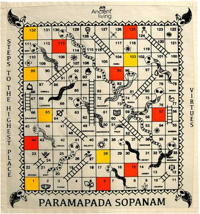 Ancient Living PARAMAPADA SOPANAM NATIVE GAME – 1PCS Party & Fun Board ...