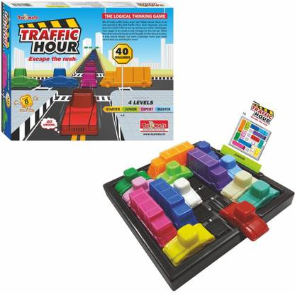 Toymate Traffic Hour -40 Logical Thinking Challenges - A Mind Teasing ...