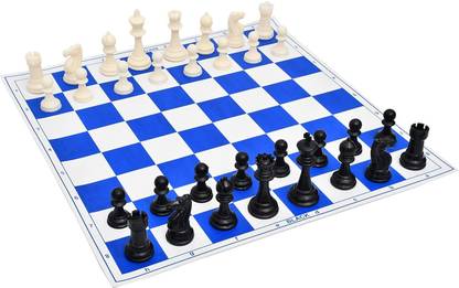 AARGKRAFT Tournament Vinyl Foldable Chess Set (Fide Standards) 43.18 cm ...