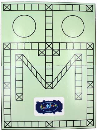 Comfort Traders Dhayam Board-Foldable Traditional Ludo Board with ...