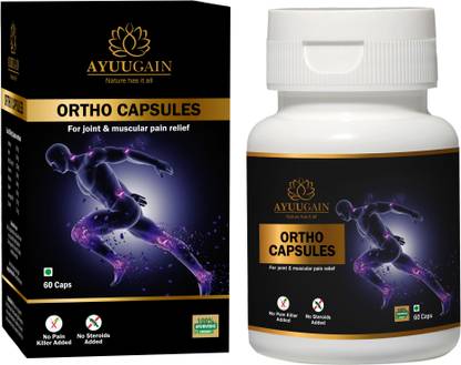 AYUUGAIN Ayurvedic Pain Relief Capsule For Joint & Muscle Pain Capsules ...