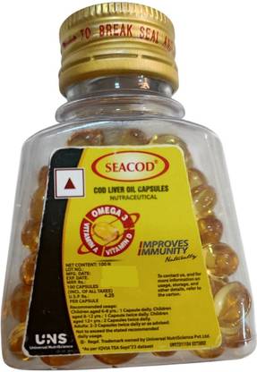 seacod SEA-COD Cod Fish Liver Oil 100 Capsules - Buy Baby Care Products ...
