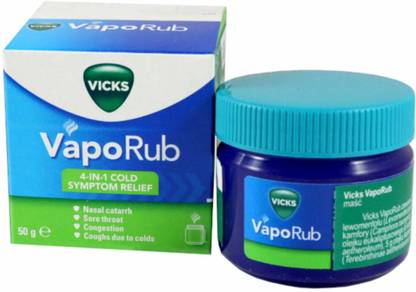 VICKS VapoRub IMPORTED Ointment for Cold Relief 50g Balm - Buy Baby ...
