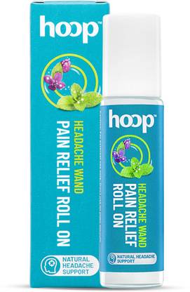 Hoop Headache Roll On - Quick Natural Relief from Migraine, Sinus ...