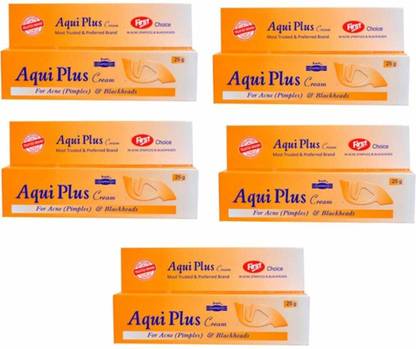 aqui plus Cream for Acne, Pimples & Blackheads Removal PACK 5 Price in India - Buy aqui plus ...