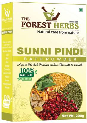 Forest Herbs Organic Sunni Pindi Herbal Bath Powder (Ubtan Body Wash ...