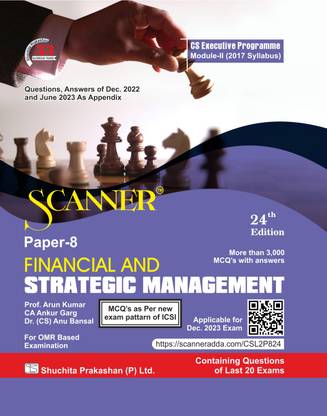 Scanner CS Executive Module - II Paper -8 Financial and Strategic ...