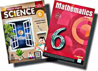 Lakhmir Singh'S Science & R S Aggarwal Mathematics Class 6 Combo Set Of ...