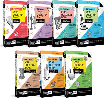 Gurukul by Oswal Most Likely ICSE Question Bank Class 9 Bundles (Set of ...