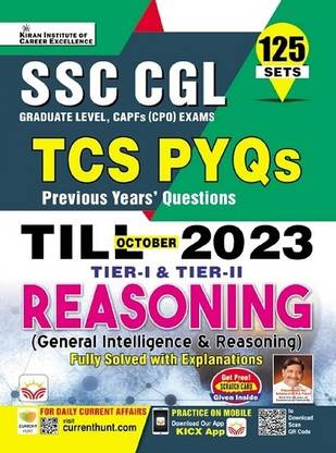SSC CGL Reasoning TCS PYQs Till October 2023 Update Tier 1 and Tier 2 Solved Papers (English ...
