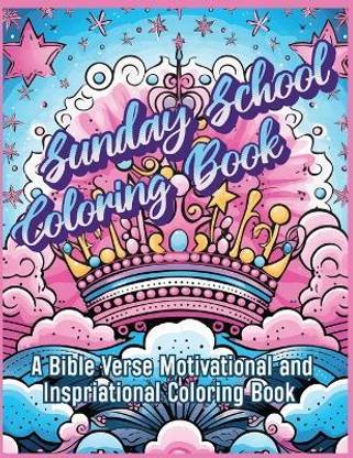 Sunday School Bible Verse Coloring Book: Buy Sunday School Bible Verse ...
