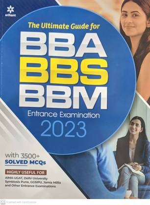 BBA Entrance Examination: Buy BBA Entrance Examination by Experts ...