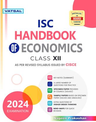 Vatsal ISC Economics Handbook for Class 12th - Nageen Prakashan: Buy ...