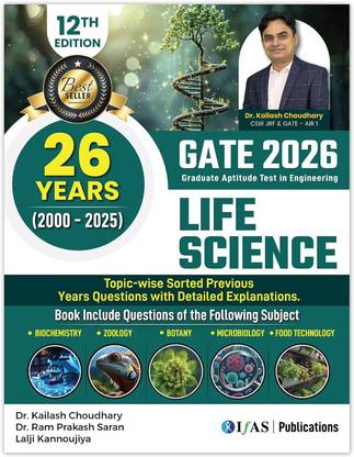 GATE Life Science 2026 - Topic Wise Sorted with Detailed Solutions ...